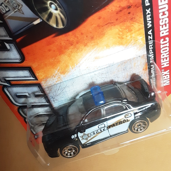 MACTHBOX | Toys | Matchbox Subaru Impreza Wrx Police Mbx Heroic Rescue ...